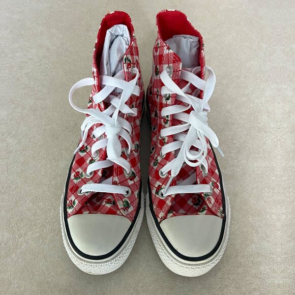 Converse | Shoes | Rare Converse All Star Strawberry Cherry High Top ...